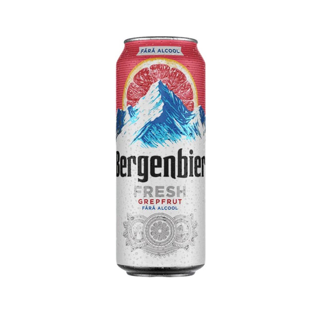 Bergenbier Fresh Grapefruit Alcohol Free Lager 0.0% 24 x 500ml cans ...