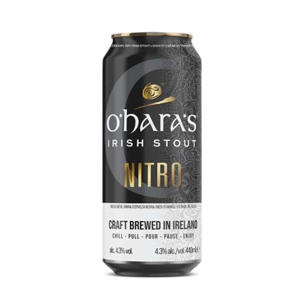 O'Hara's Nitro Irish Stout 12 x 440ml cans | Dranken.co.uk