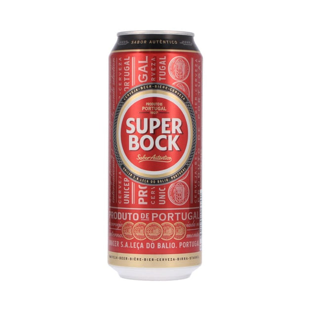 Super Bock Portugese Lager 24 x 500ml cans | Dranken.co.uk