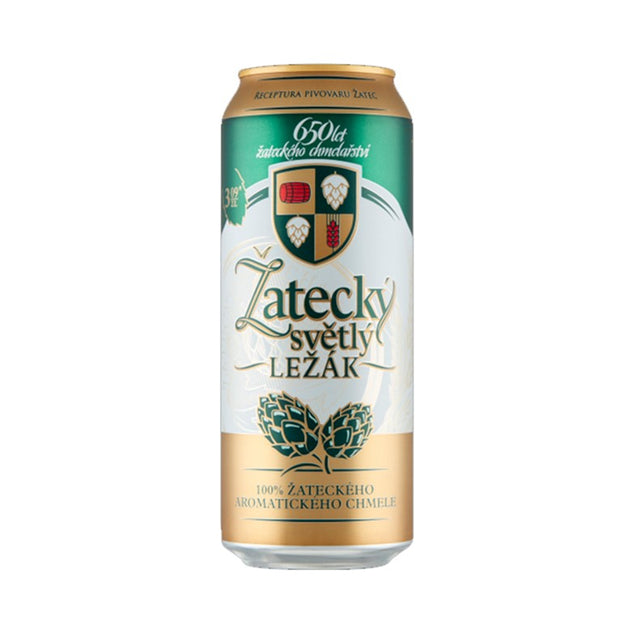 Zatecky Pilsner 5% 24 x 500ml Cans | Dranken.co.uk